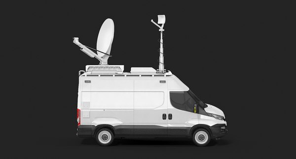 3d model broadcasting van