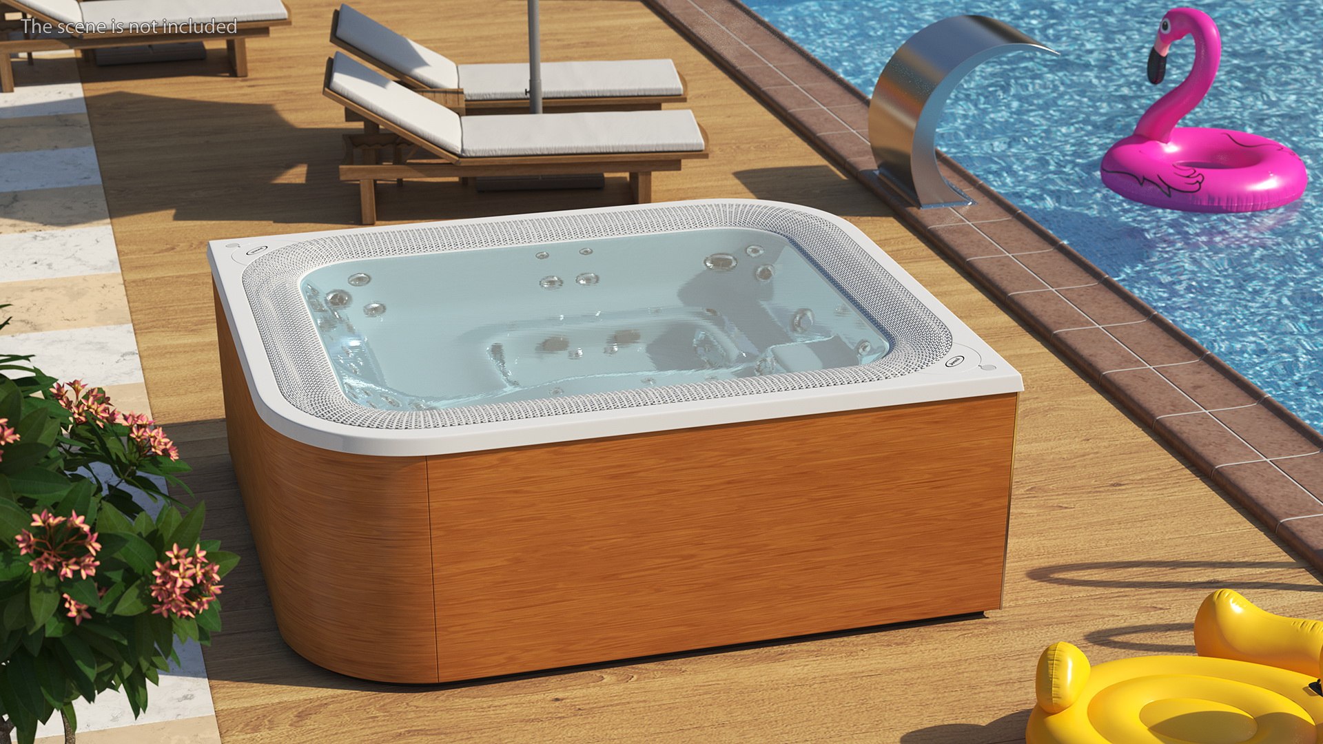 3D Jacuzzi Virtus Hot Tub with Water - TurboSquid 1726060