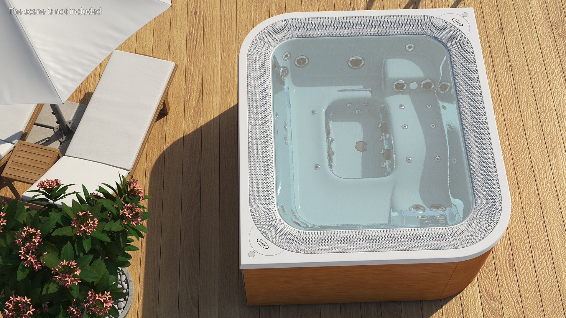 3D Jacuzzi Virtus Hot Tub with Water - TurboSquid 1726060