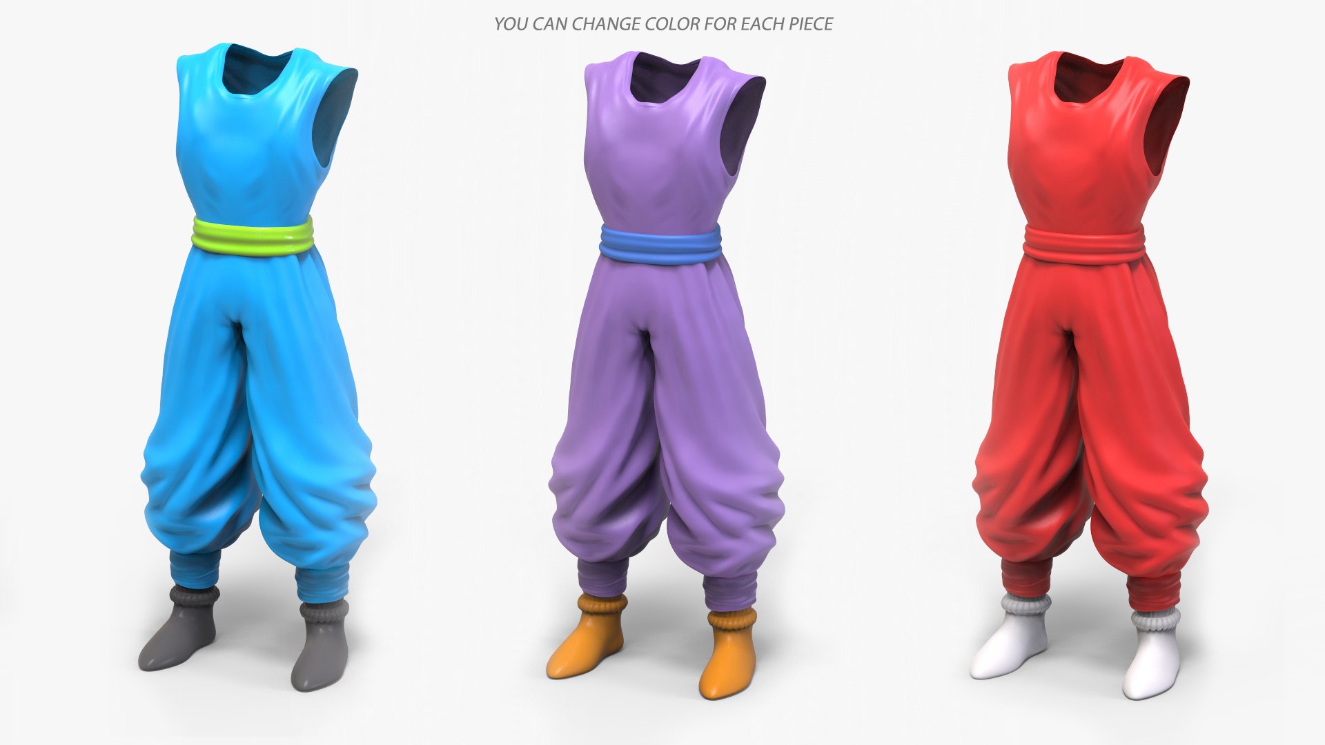 Piccolo outfit 3D model - TurboSquid 1966761