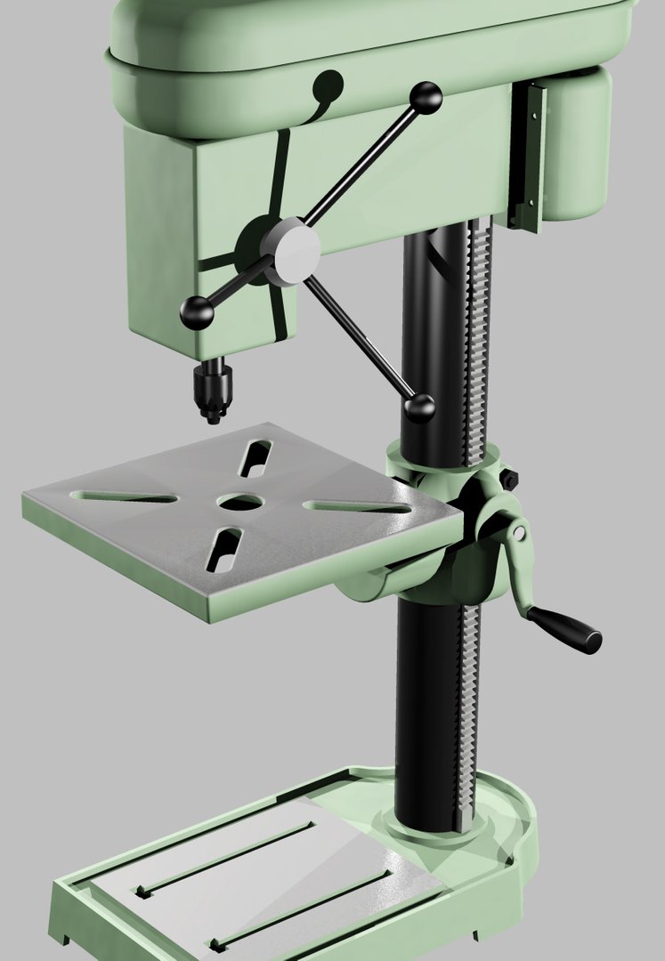 Drilling Machine Power 3d Model