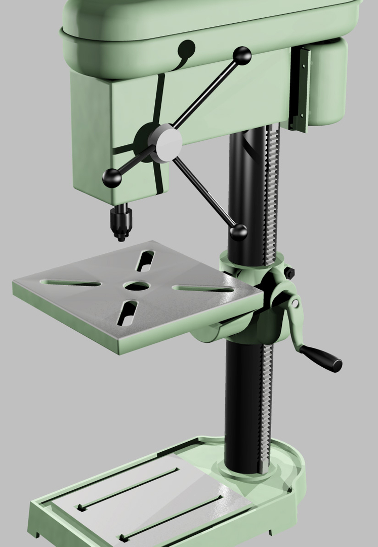 drilling machine power 3d model