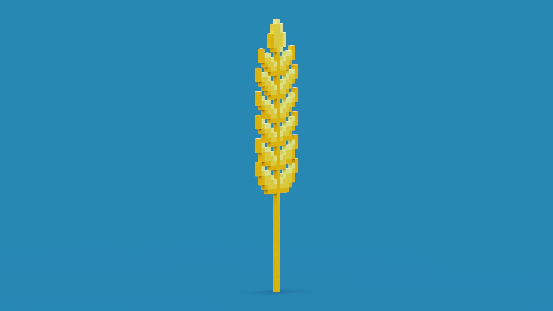 Pixel Wheat 3D Model - TurboSquid 2058360