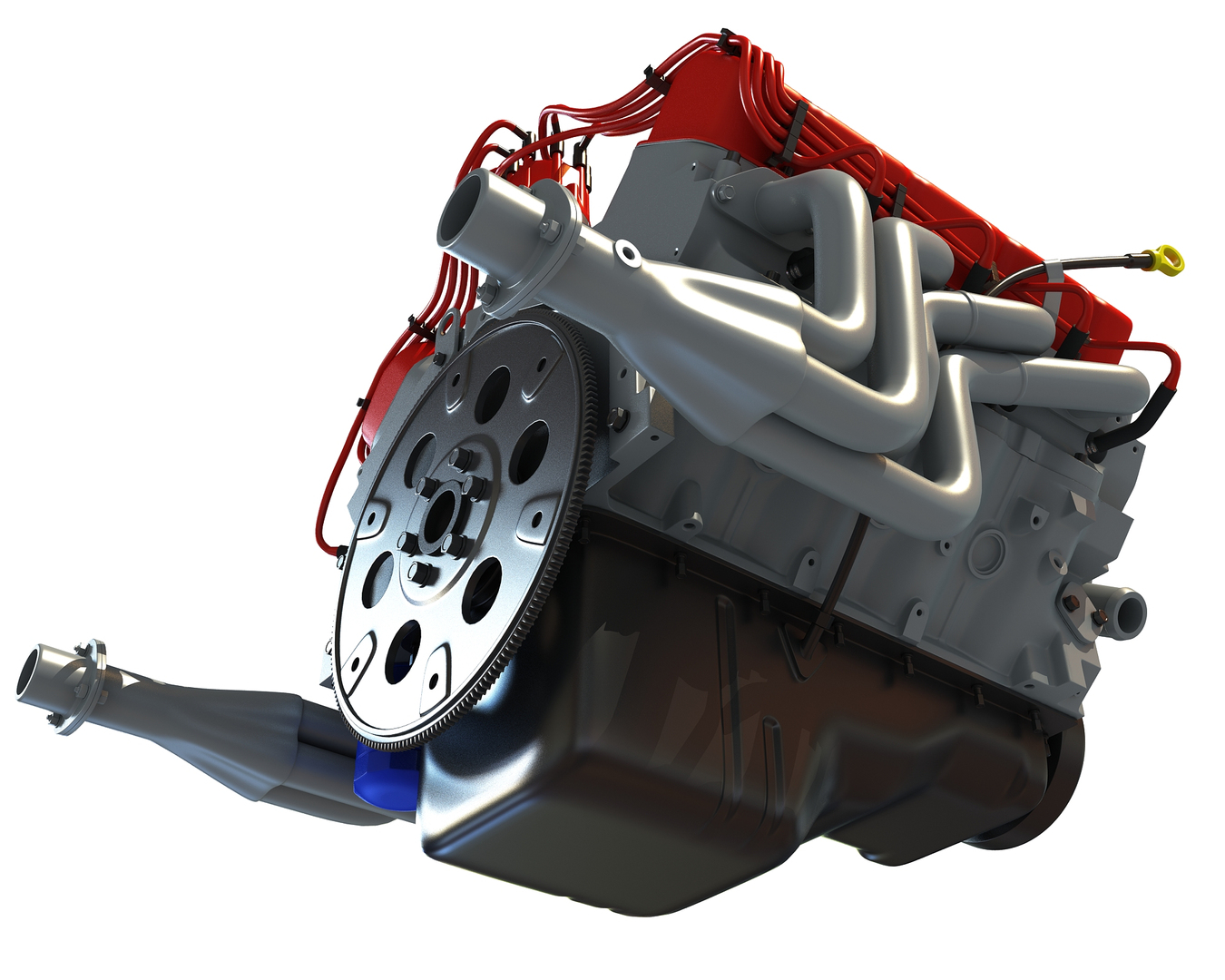 Big block crate engine 3D - TurboSquid 1234225