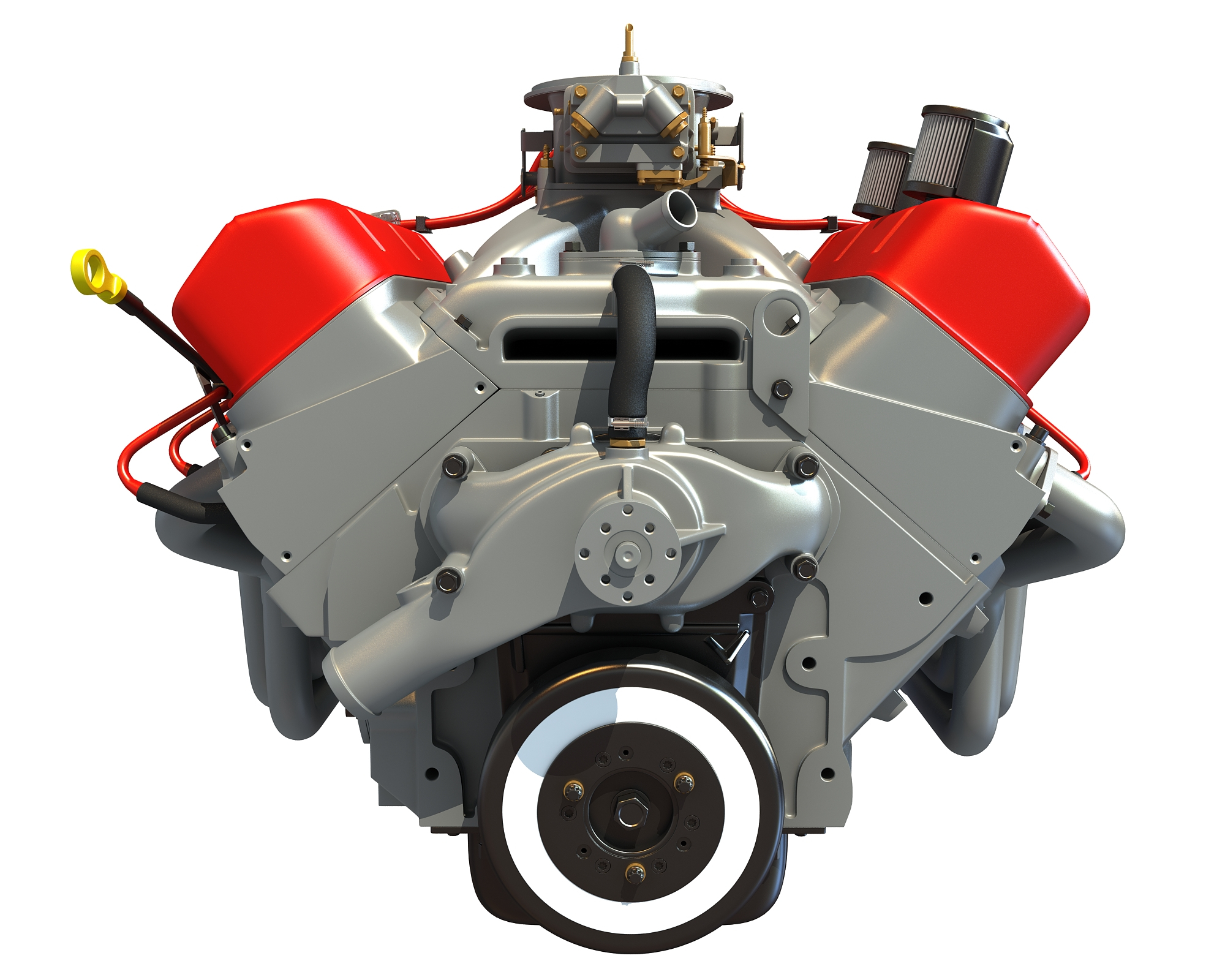 Big block crate engine 3D - TurboSquid 1234225