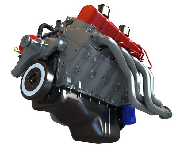Big block crate engine 3D - TurboSquid 1234225