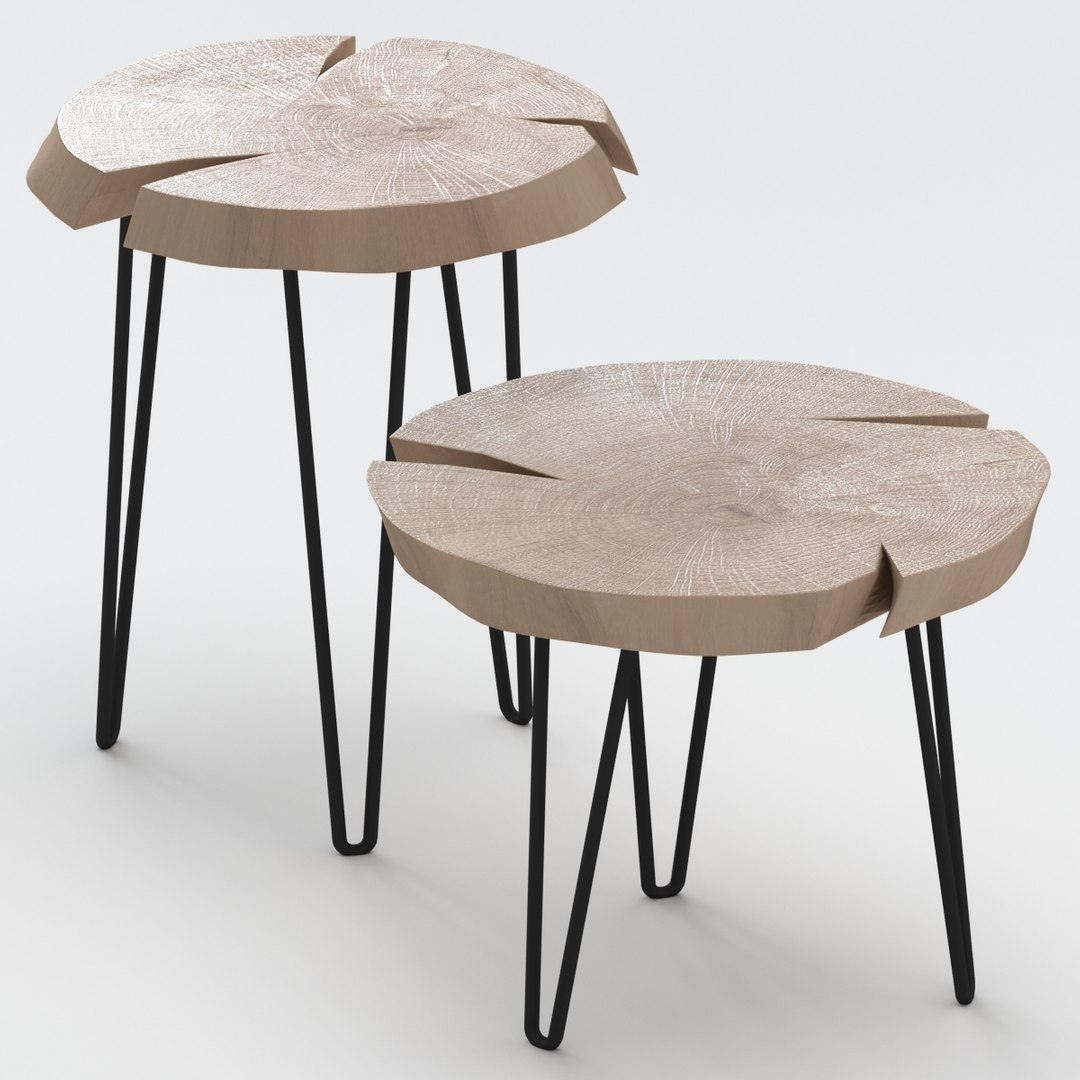 Slab Coffee Tables 3D Model - TurboSquid 1662763