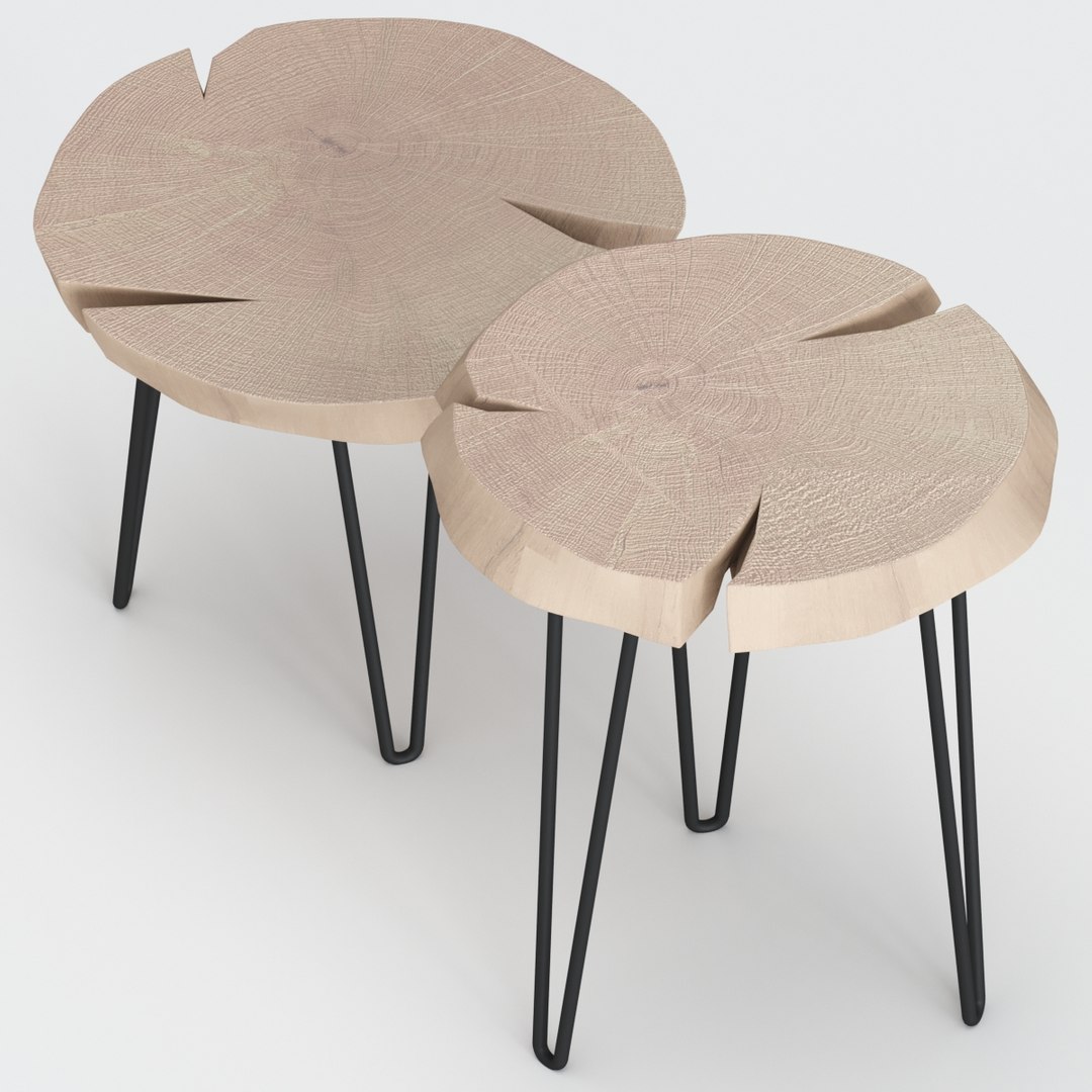 Slab Coffee Tables 3D Model - TurboSquid 1662763