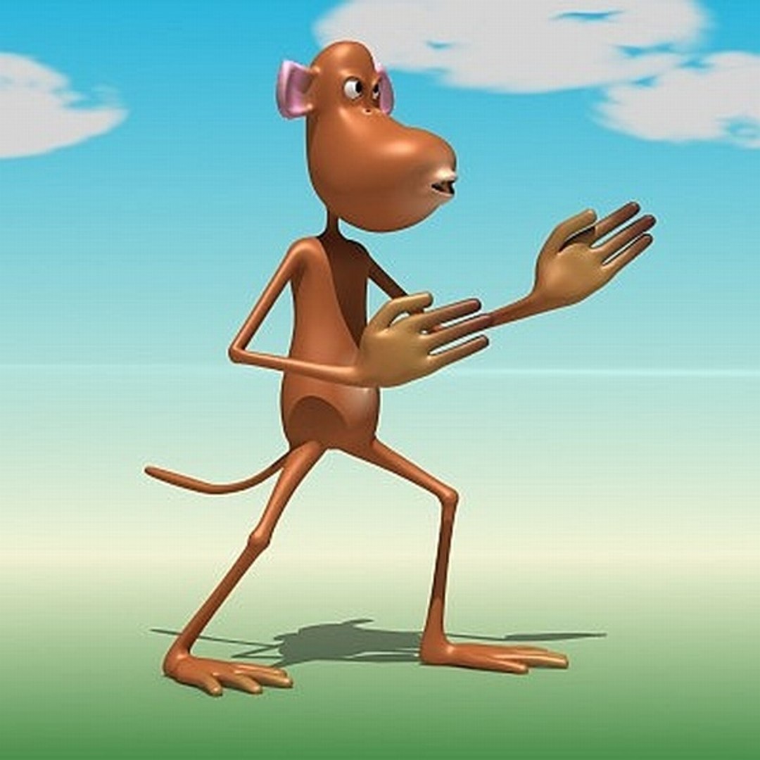 Cartoon Monkey Max