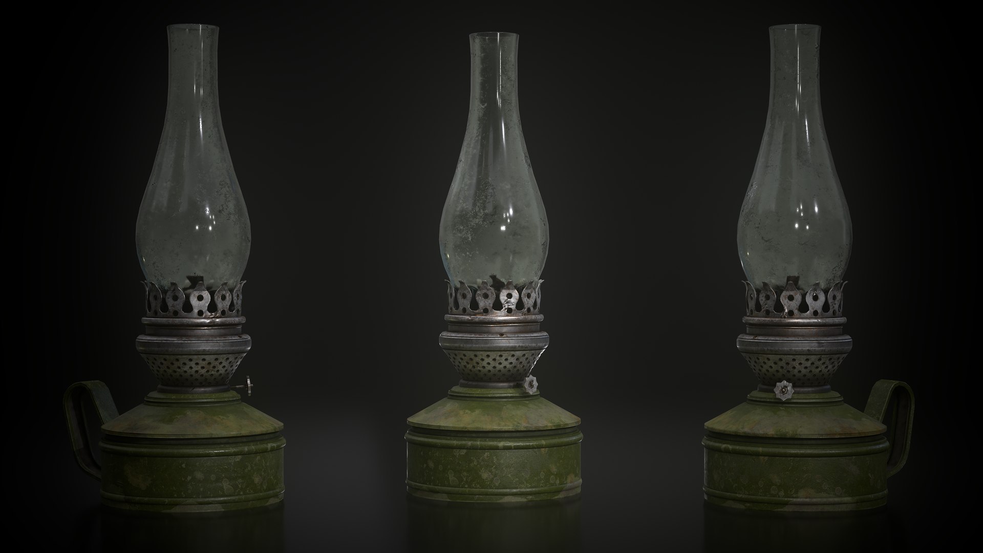 Gas Lamp Model - TurboSquid 2087541