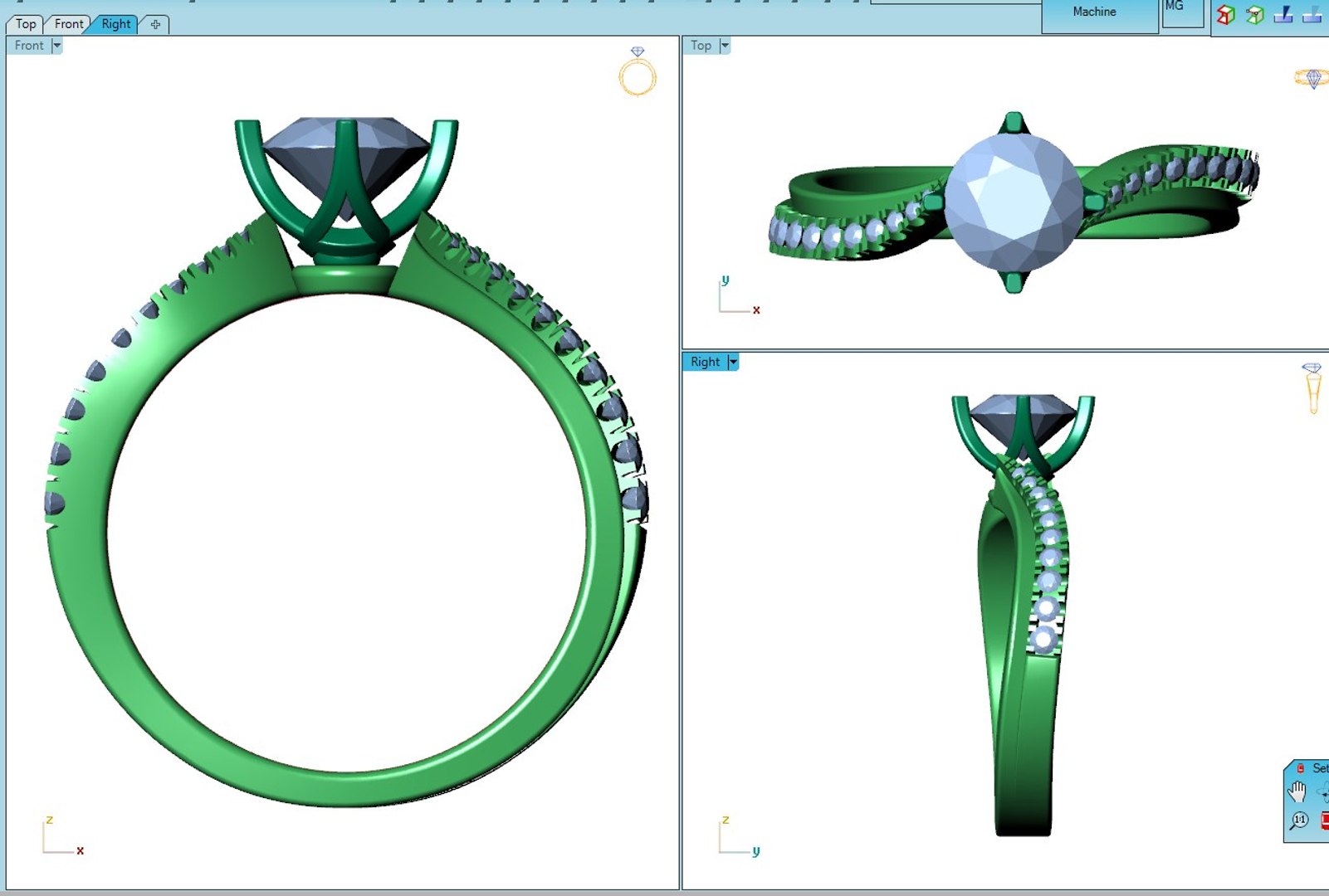 3D ring cad stl file - TurboSquid 1642906