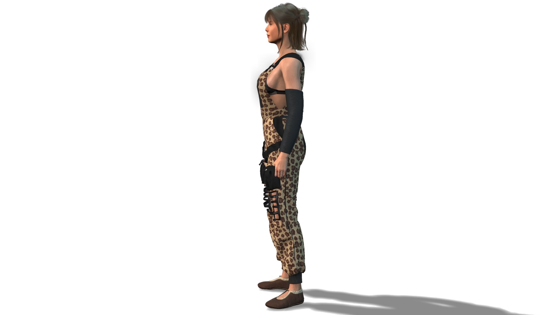 3D Stylish 3D Female Character Model For Games - TurboSquid 2344919