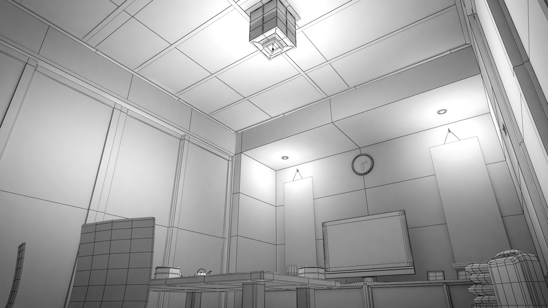 3D Model Japanese Style Living Room - TurboSquid 2297817