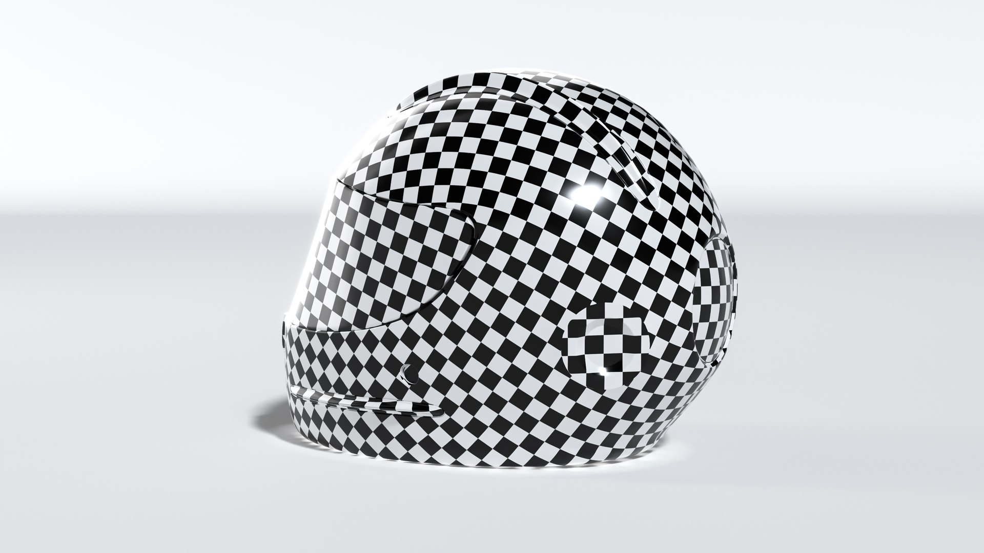 Sci-Fi Motorcycle Helmet 3D Model - TurboSquid 2316474