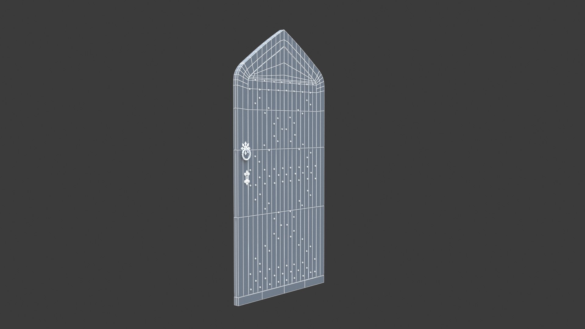 Castle Door 10 Low Poly Realistic 3D - TurboSquid 1923548