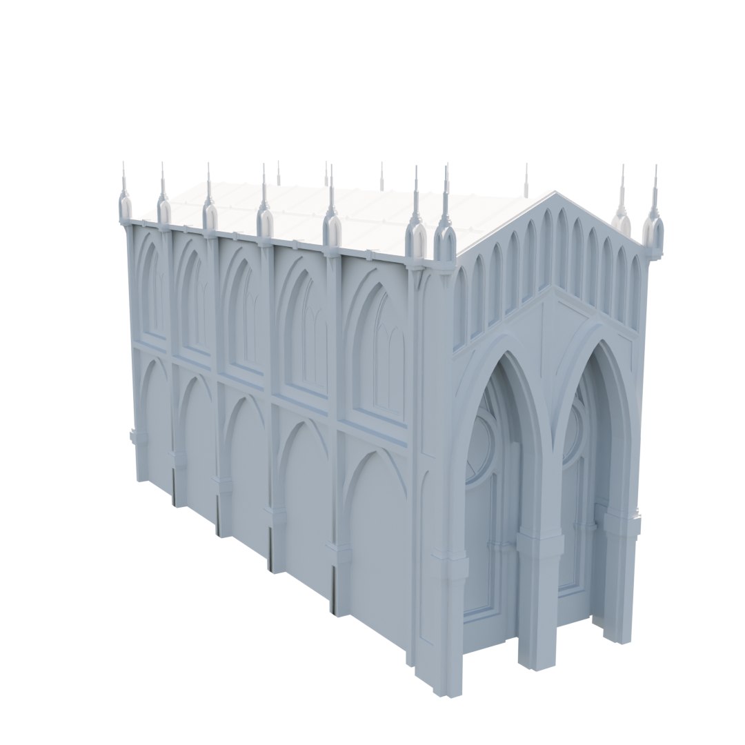 Gothic Castle Assets 3D Model - TurboSquid 2268945
