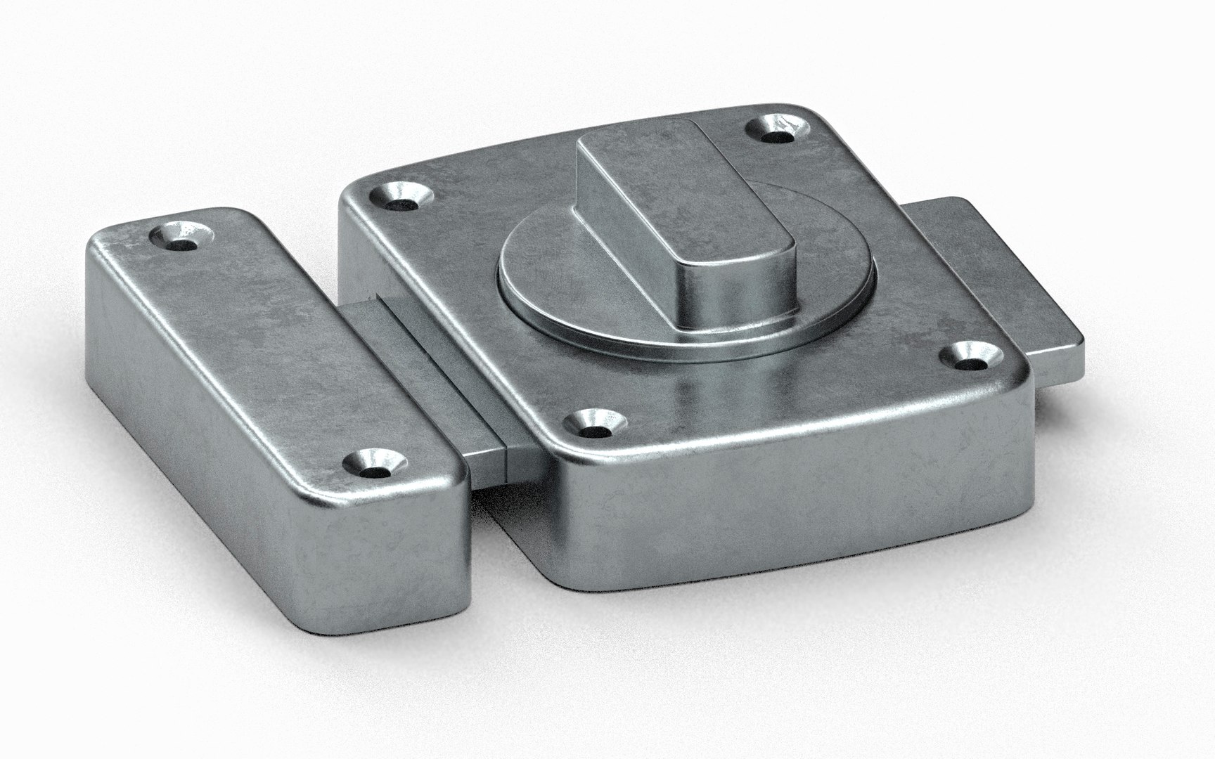 3D Model Realistic Door Latch - TurboSquid 1605245