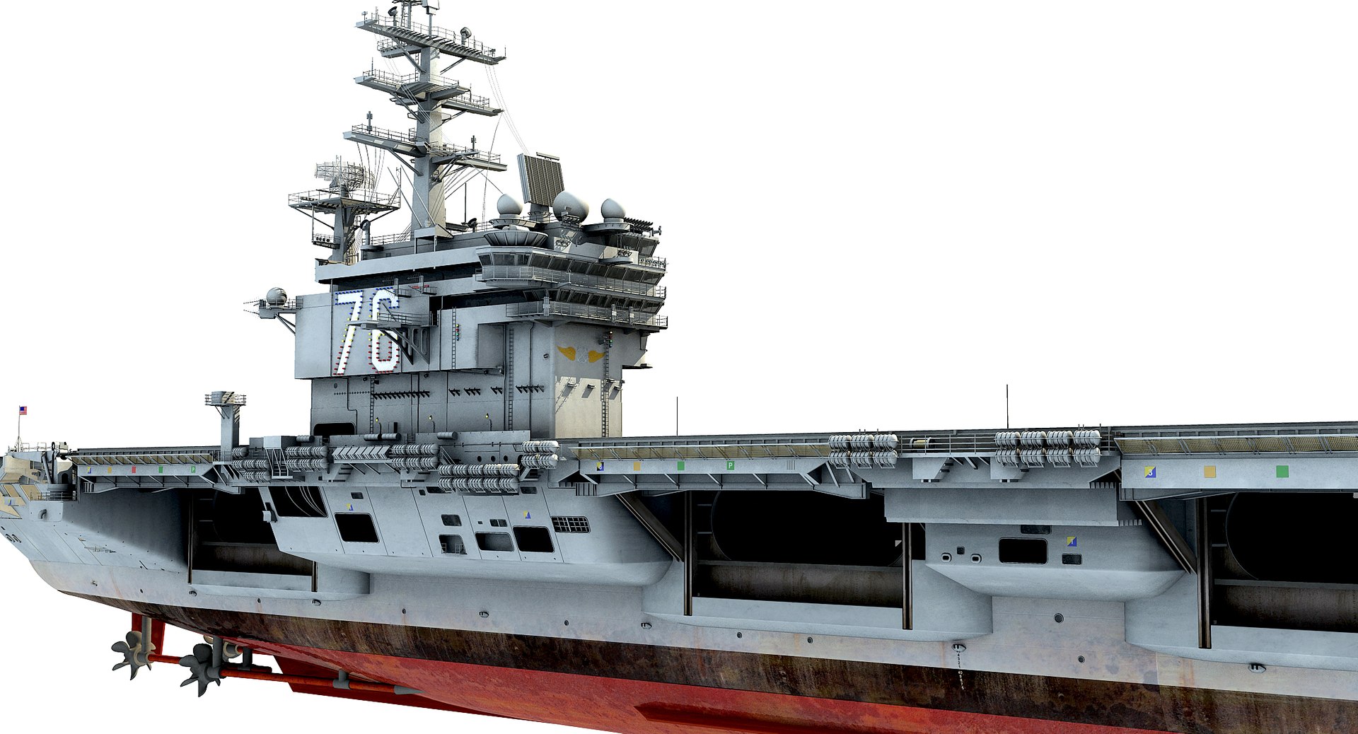 Uss Ronald Reagan Cvn-76 3d Model