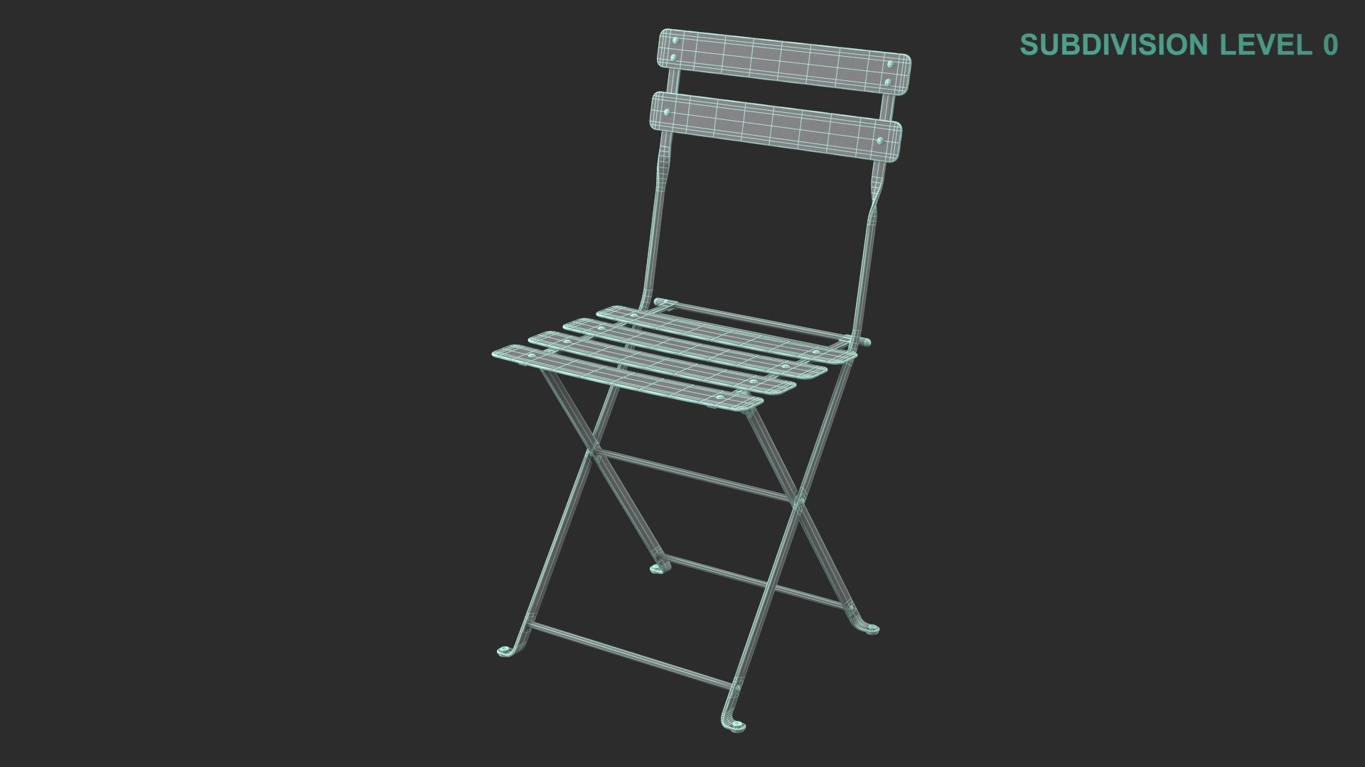 3D Model Folding Chair - TurboSquid 2000644