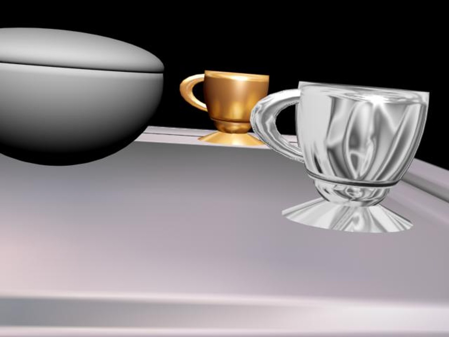 Maya Cups Platter