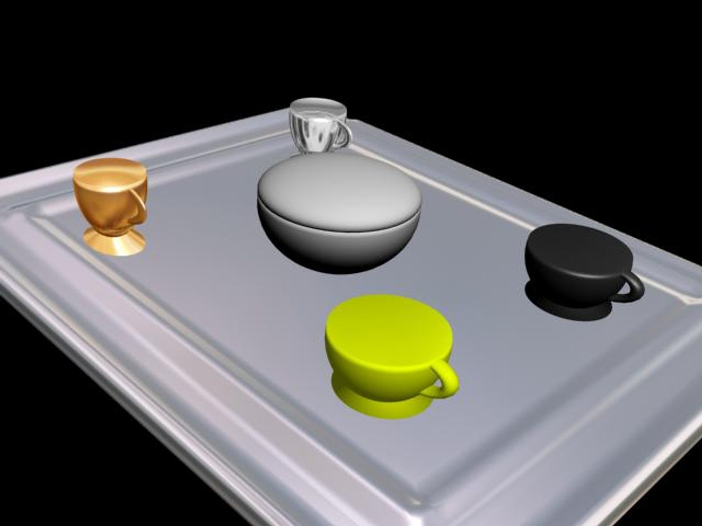 Maya Cups Platter