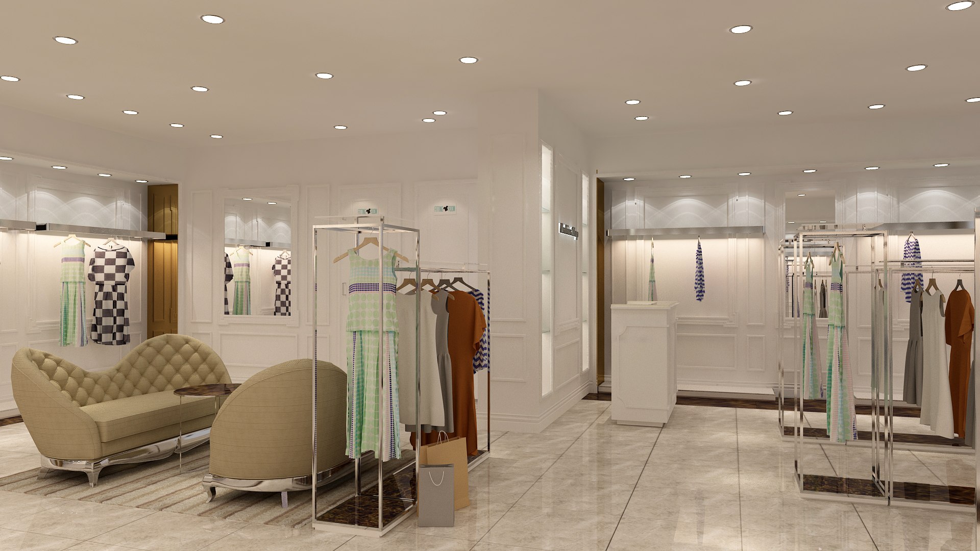 3D Model Clothing Store 05 - TurboSquid 1879093