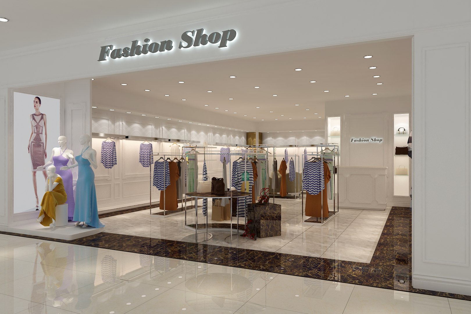 3D Model Clothing Store 05 - TurboSquid 1879093