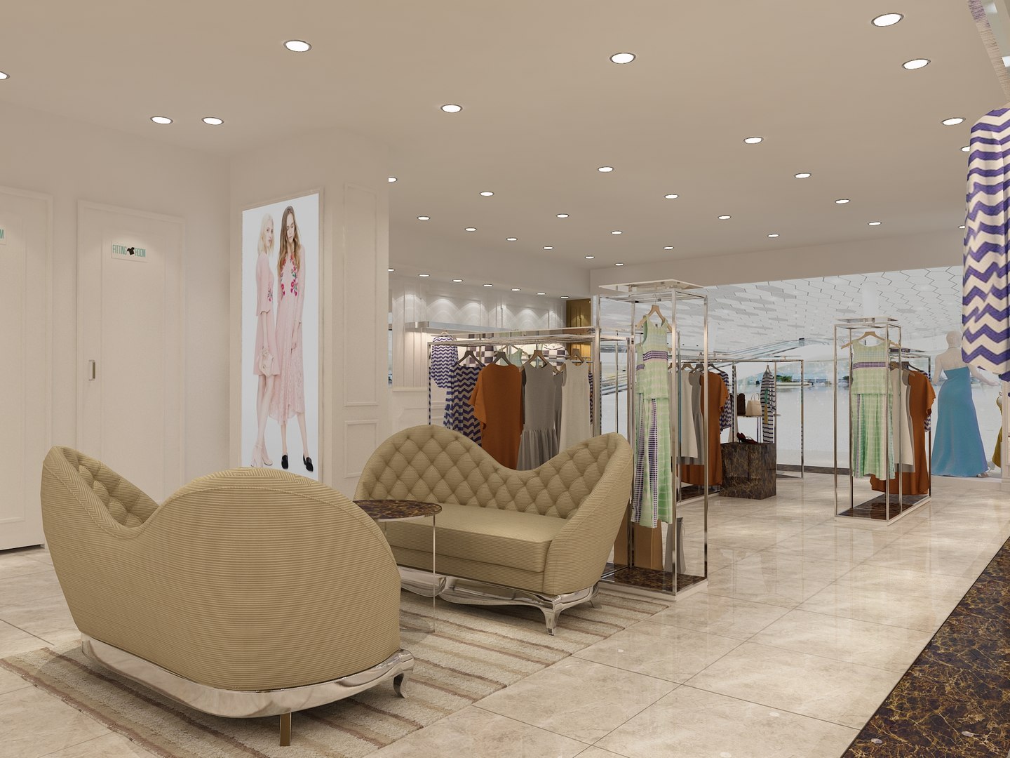 3D Model Clothing Store 05 - TurboSquid 1879093