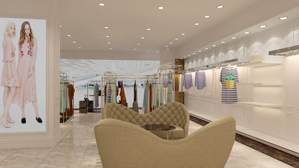 3D model Clothing Store 05 - TurboSquid 1879093