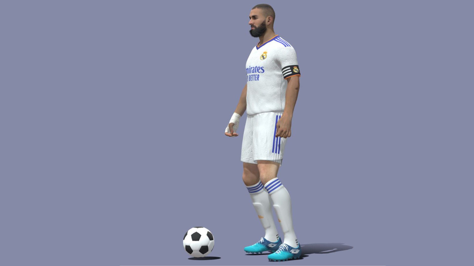Karim Benzema 3D model - TurboSquid 1920255