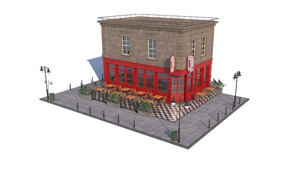 Free Blender Cafe Models | TurboSquid