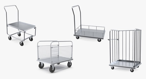 3D Platform Trolleys Collection 2 - TurboSquid 1958249