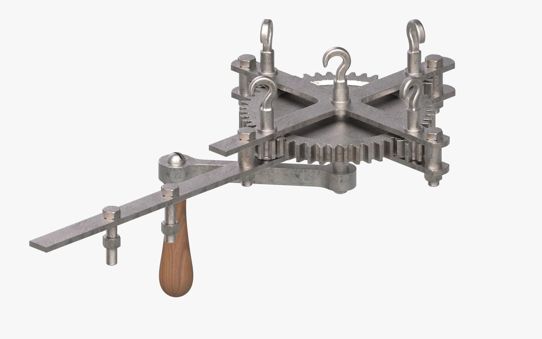 3D Model Old Rope Machine - TurboSquid 1327163