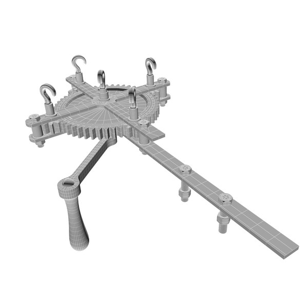 3D model old rope machine - TurboSquid 1327163