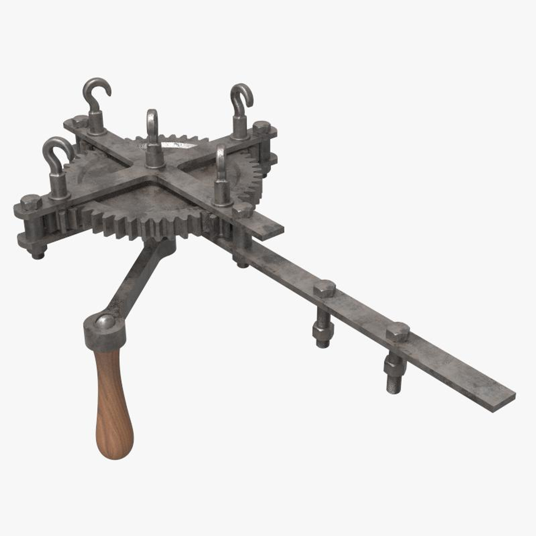 3D model old rope machine - TurboSquid 1327163