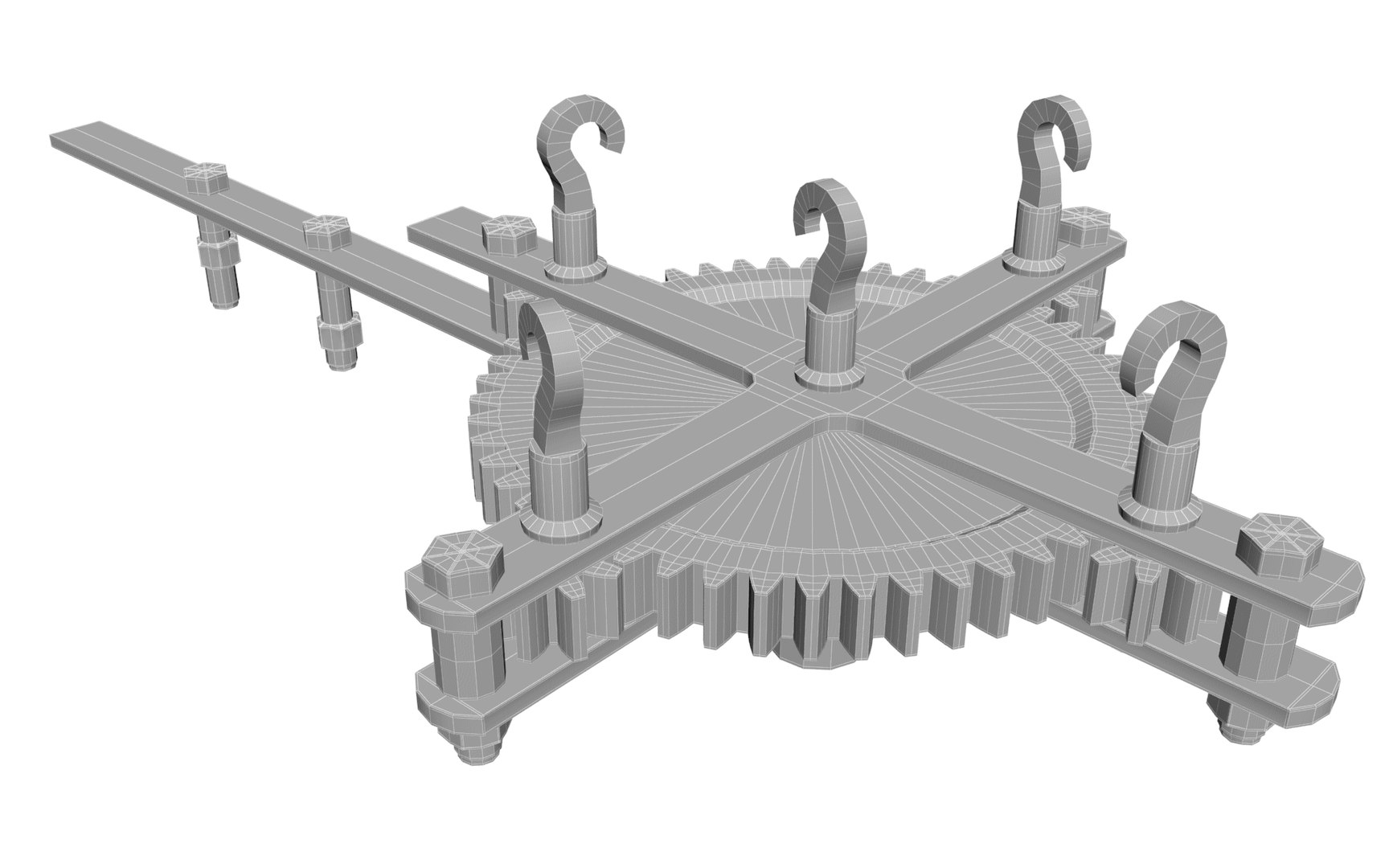 3D Model Old Rope Machine - TurboSquid 1327163