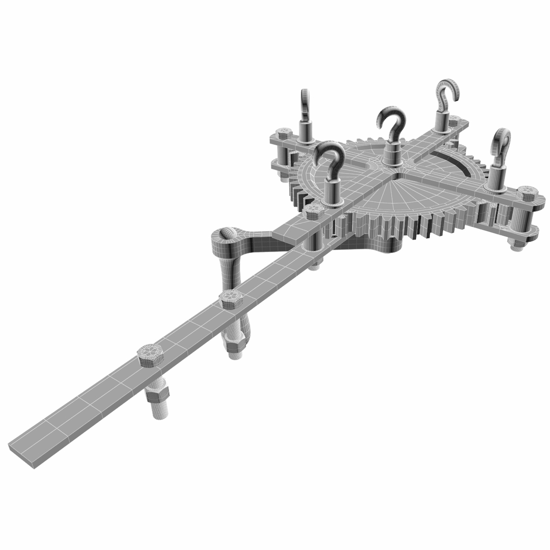 3D model old rope machine - TurboSquid 1327163