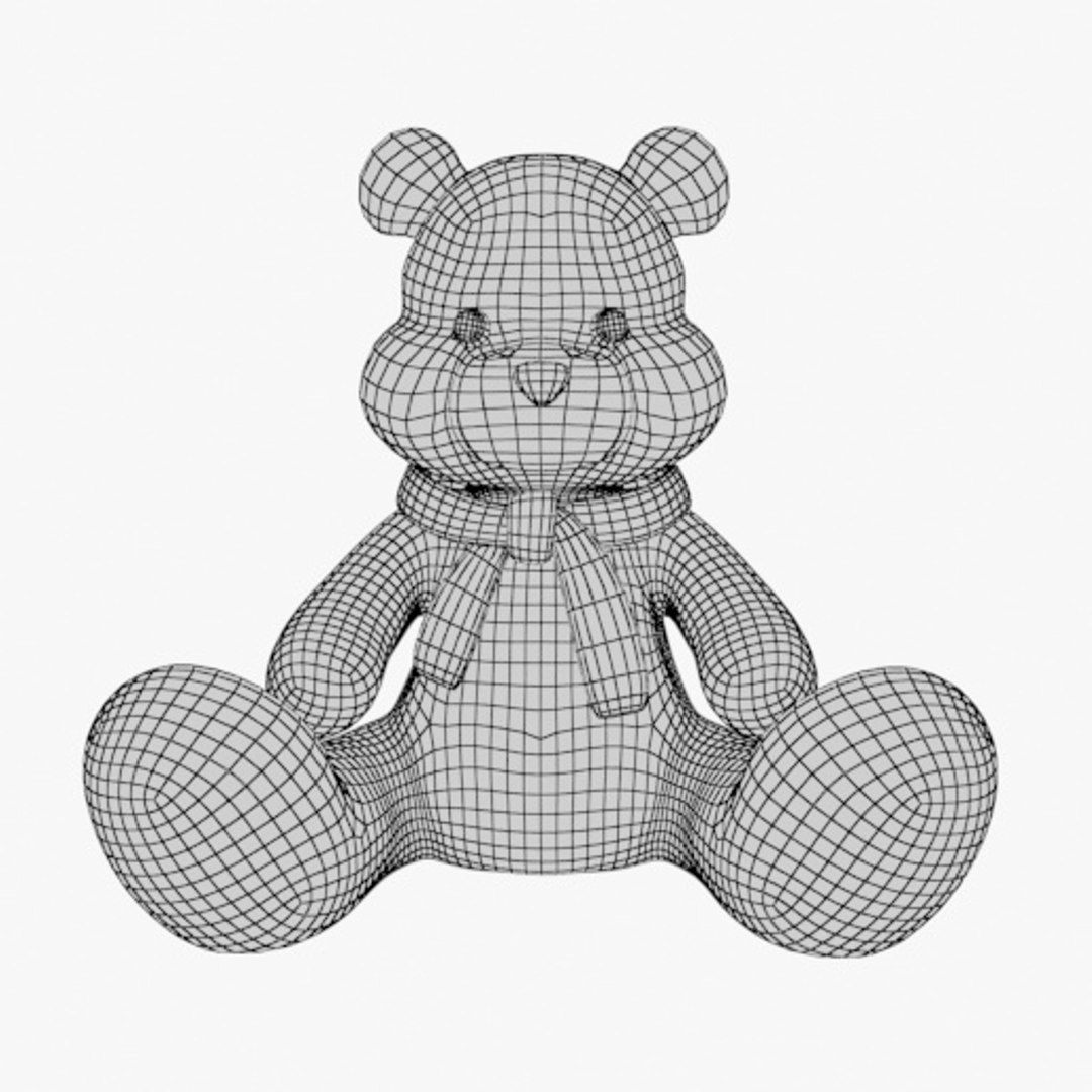 Toy Bear Model - TurboSquid 1225197