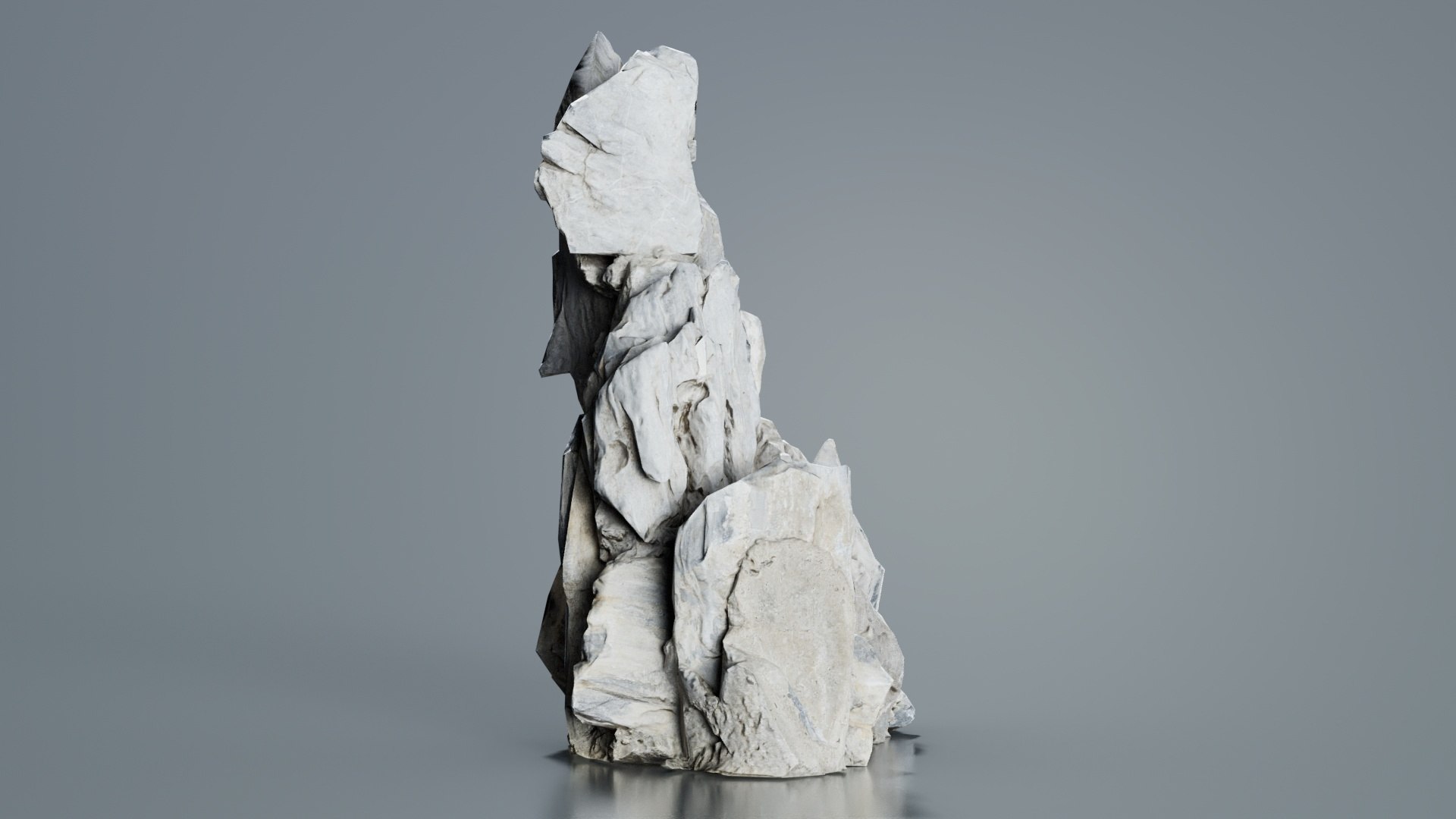 3D Pointy Rock 1 Remastered - TurboSquid 2362627