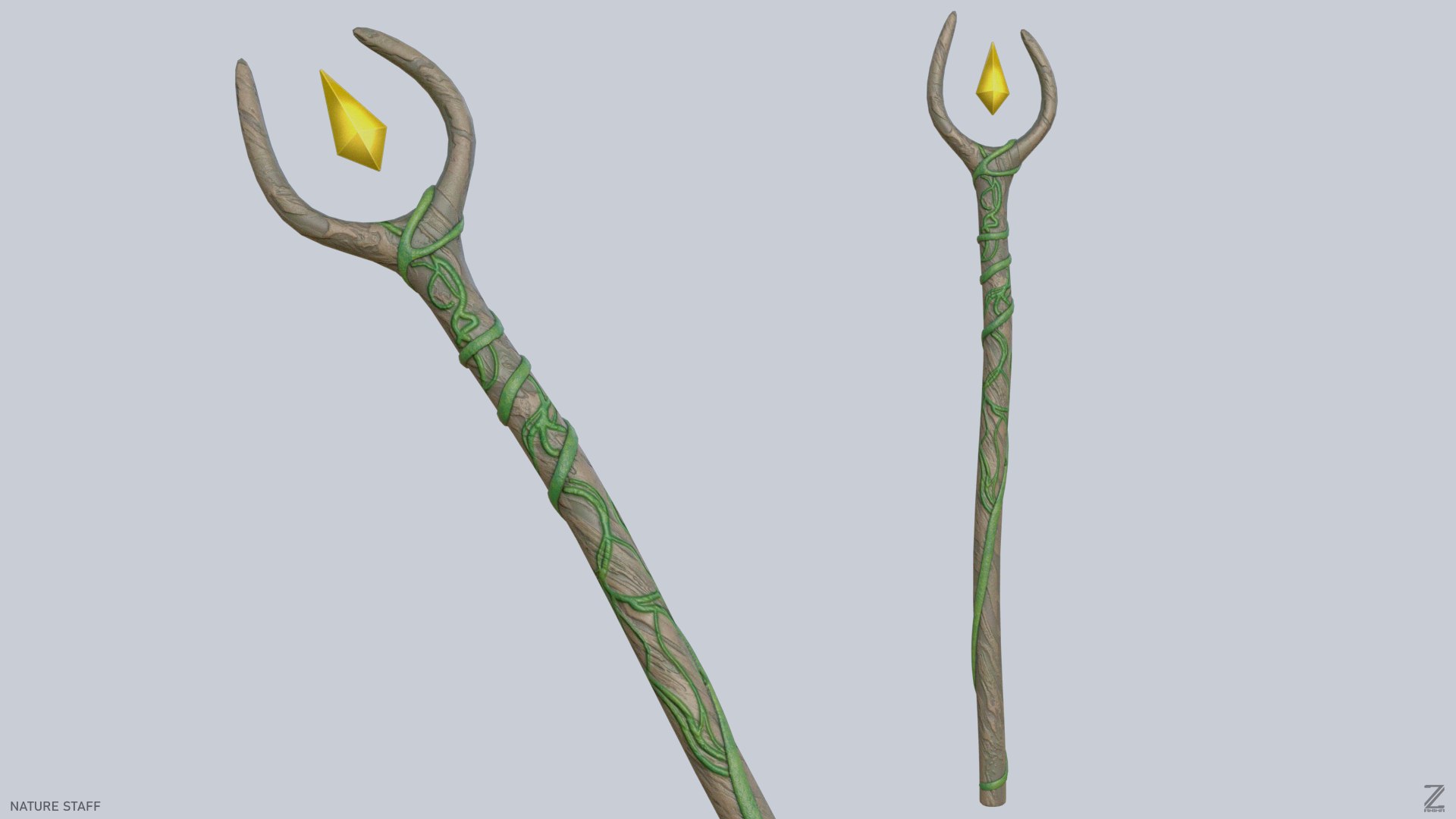 3D Model Nature Staff - TurboSquid 2244784