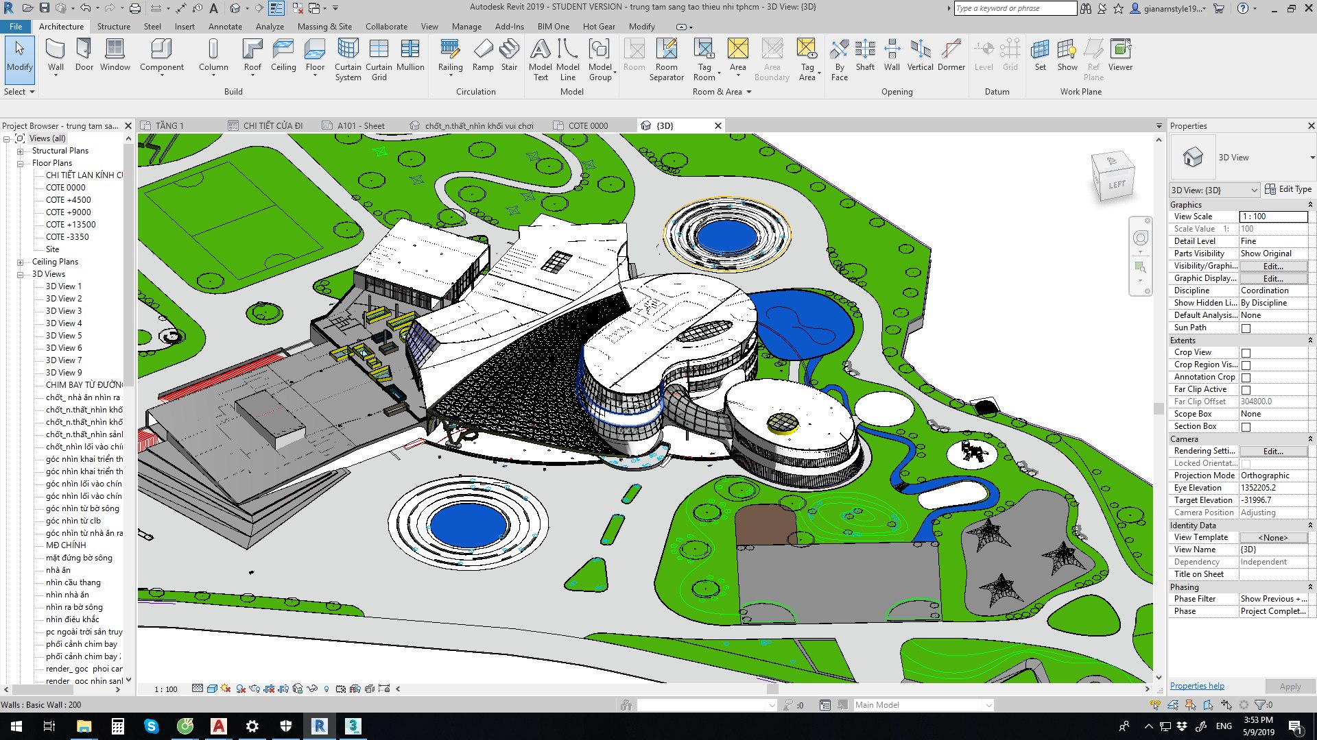 Cultural Architecture Creative Center Model - TurboSquid 1405282