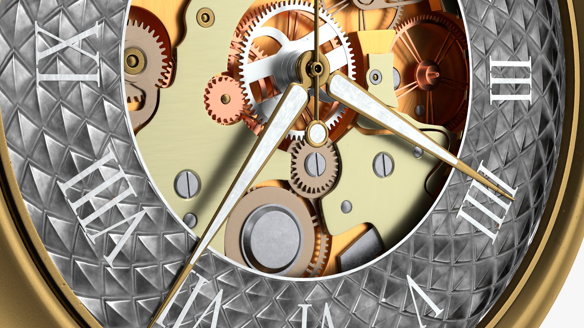 Gold Antique Pocket Watch Animated 3D Model - TurboSquid 2271645