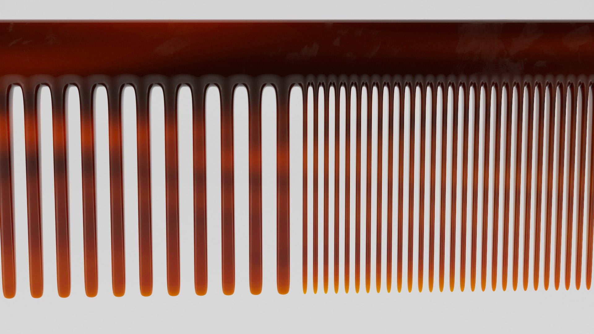 3D Model Realistic Plastic Comb - TurboSquid 2348317