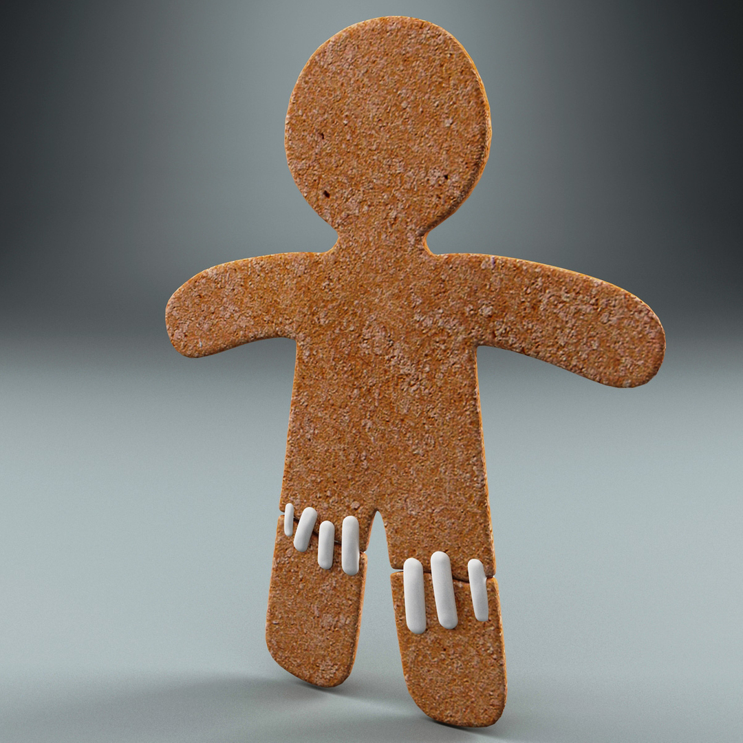 gingerbread man rigged max