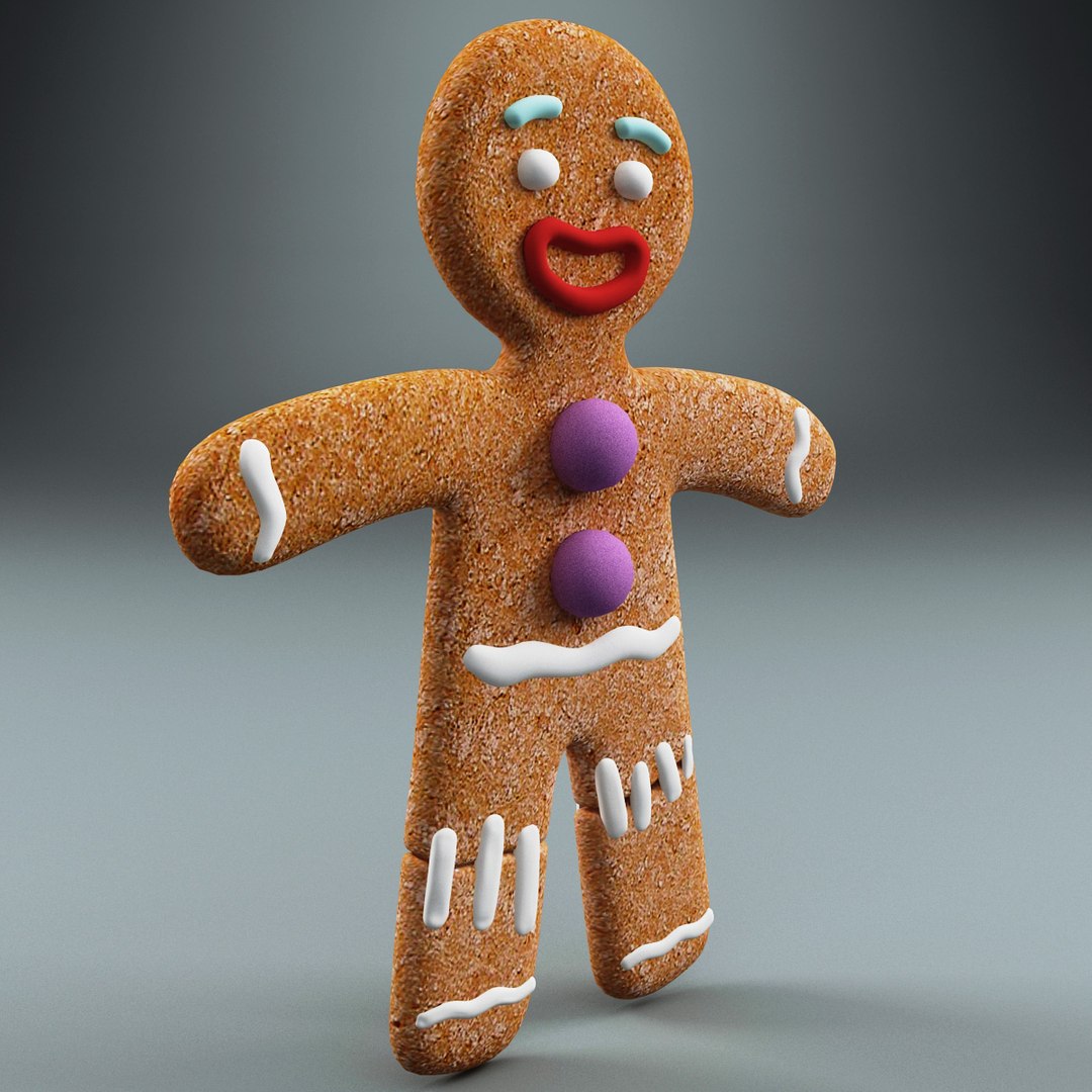 Gingerbread Man Rigged Max