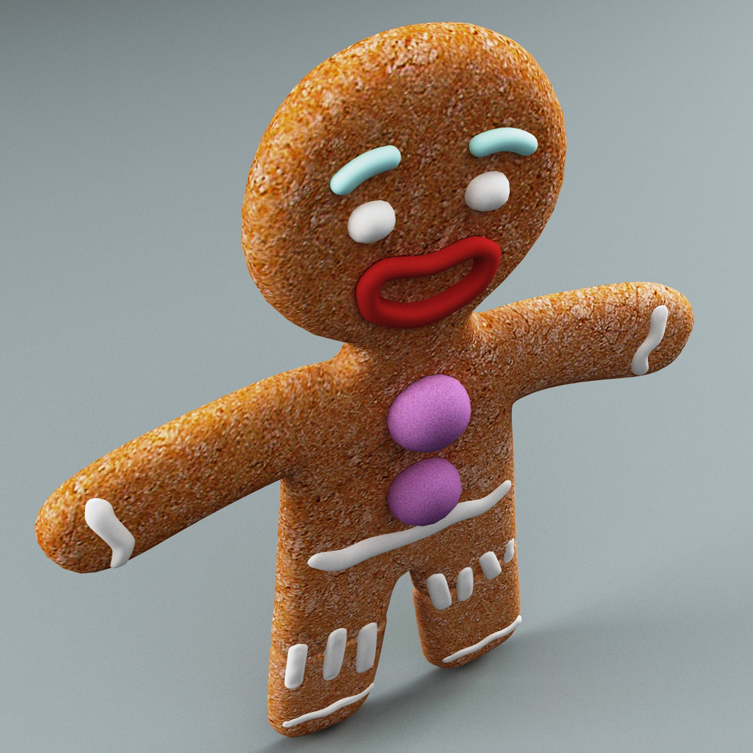 gingerbread man rigged max