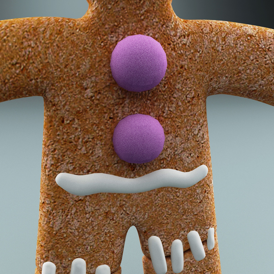 gingerbread man rigged max