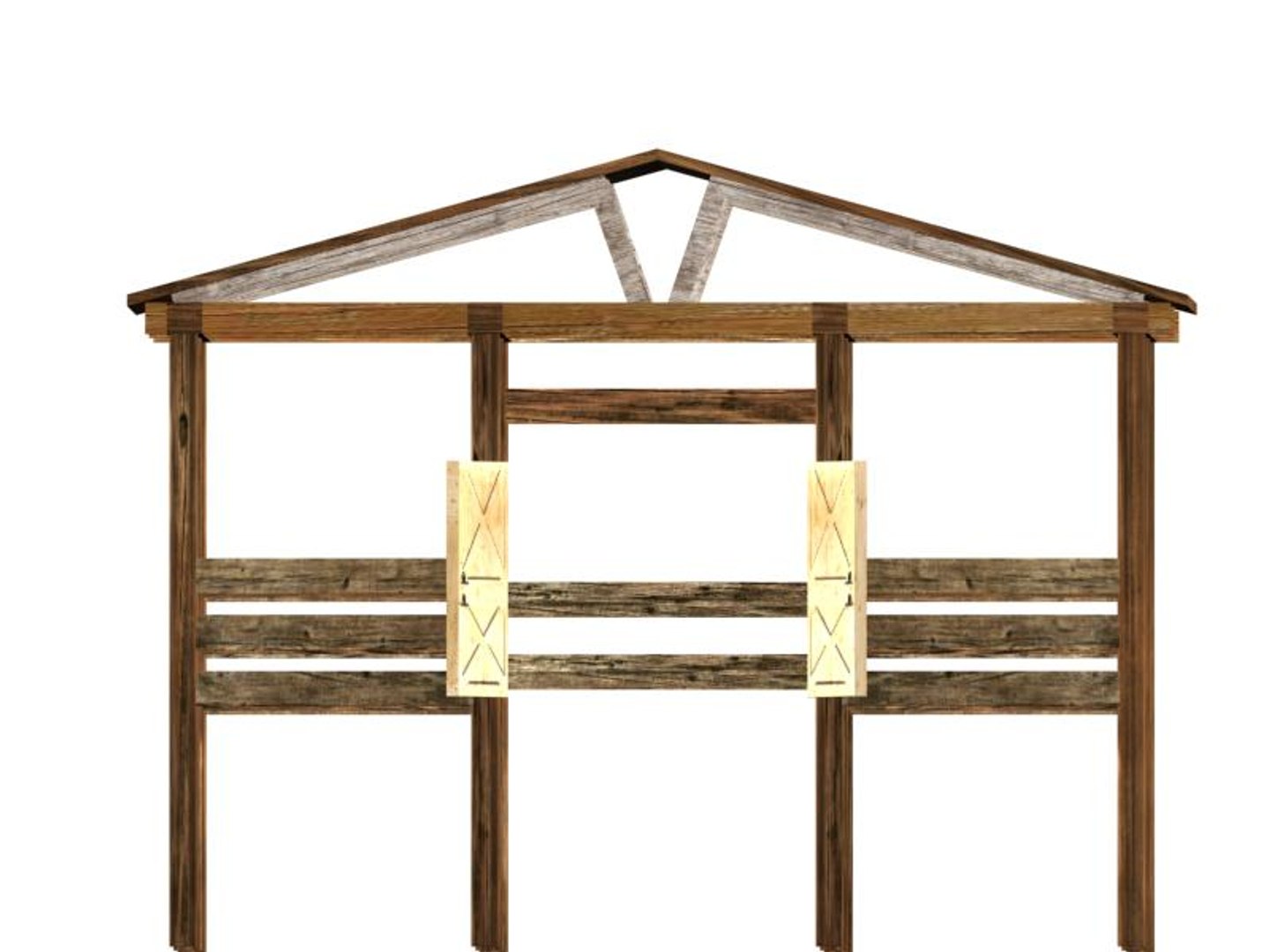 3d Animal Horse Pen Stall