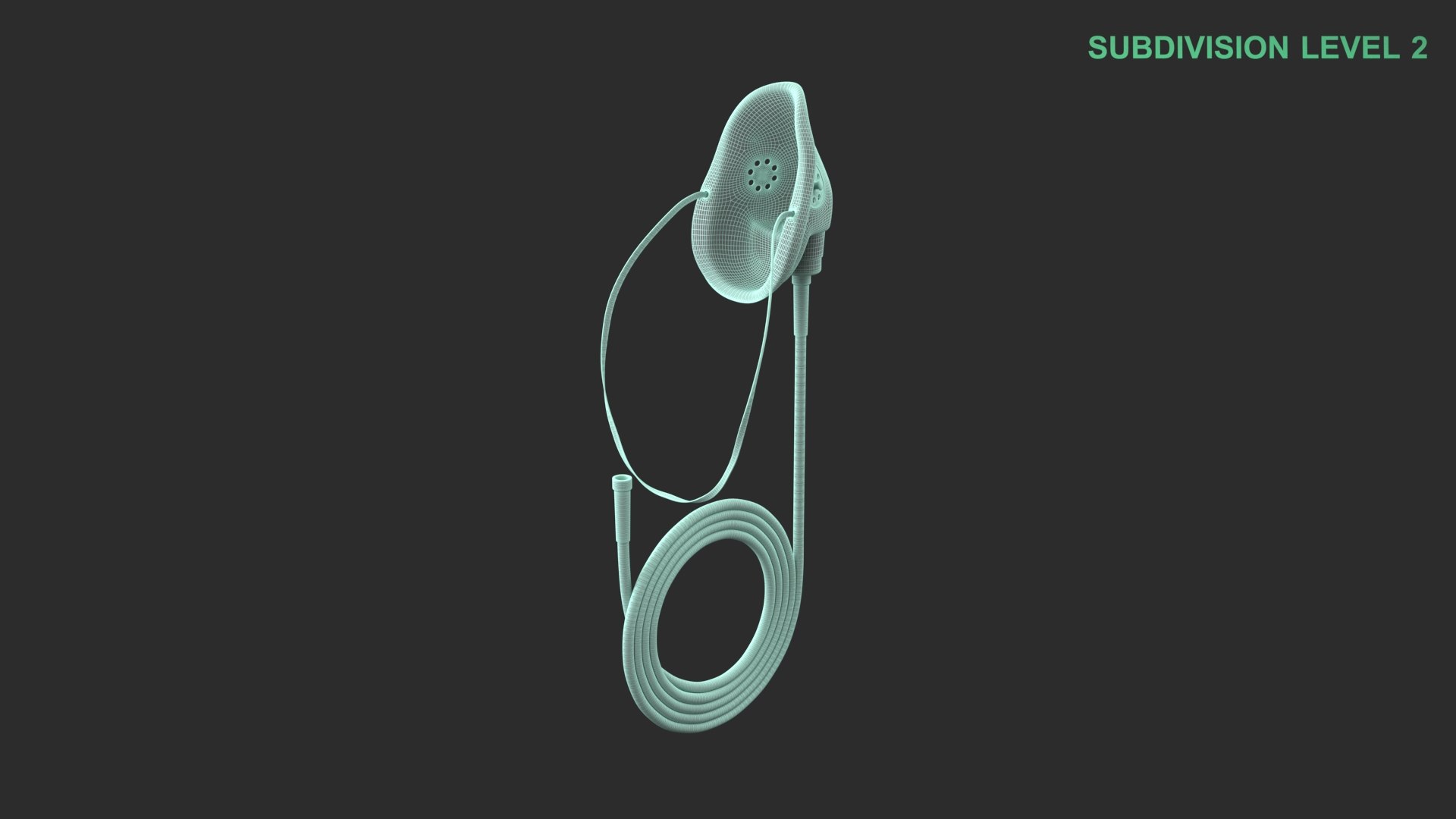 Oxygen Mask 3D Model - TurboSquid 2344113
