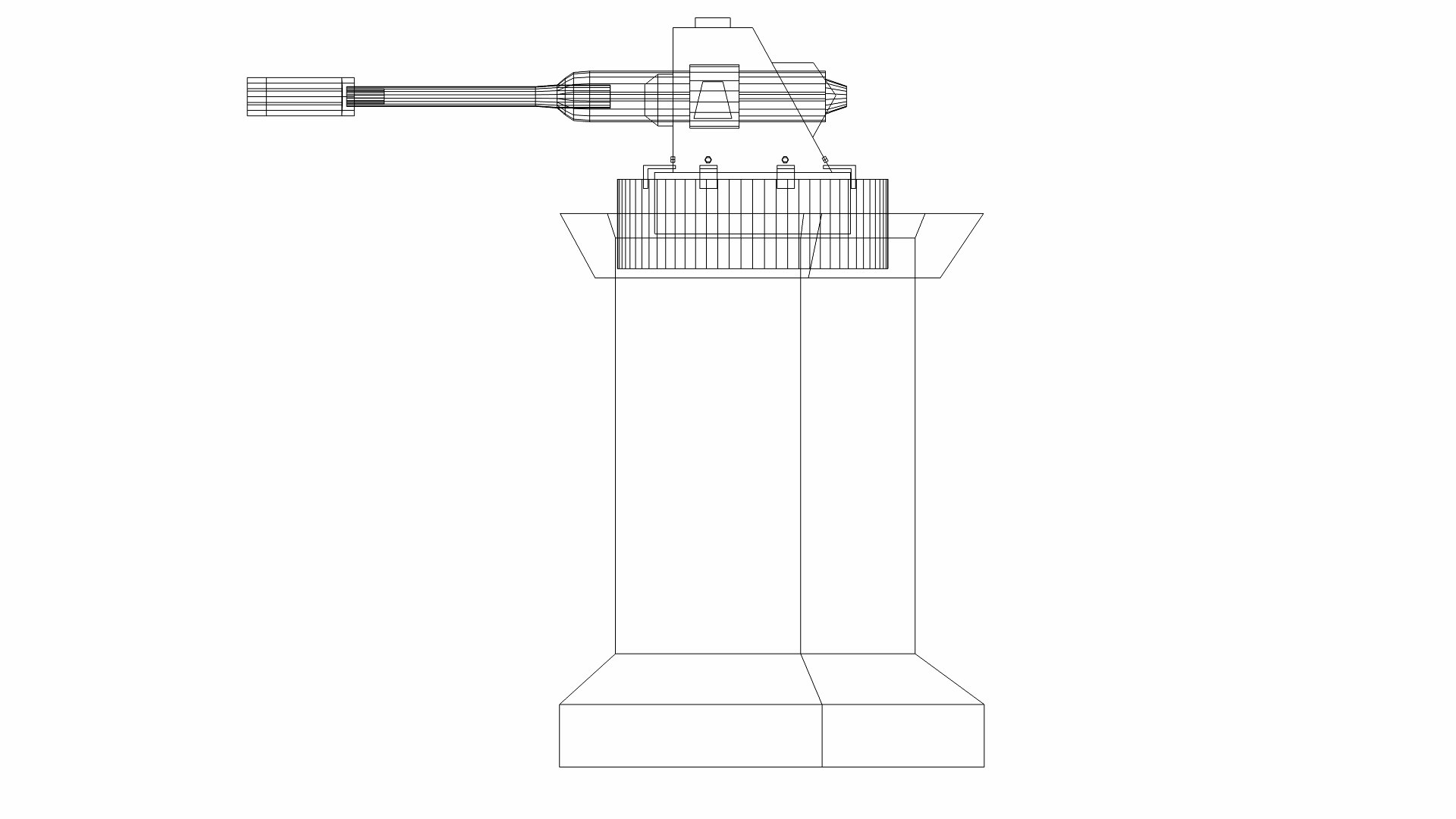 3d Double Gun Turret